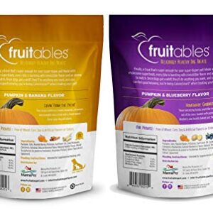 Fruitables Pumpkin Dog Treats, Variety Pack of 5