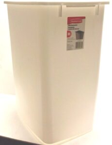 rubbermaid fg2806tpwht 36 quart white open wastebasket