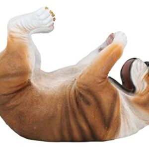 Ebros Lifelike Purebreed Pedigree Canine Adorable American Bulldog Dog Wine Bottle Holder Figurine Statue As Kitchen Wine Cellar Centerpiece Decor Storage Organizer (American Bulldog)