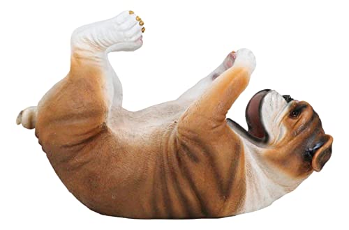 Ebros Lifelike Purebreed Pedigree Canine Adorable American Bulldog Dog Wine Bottle Holder Figurine Statue As Kitchen Wine Cellar Centerpiece Decor Storage Organizer (American Bulldog)