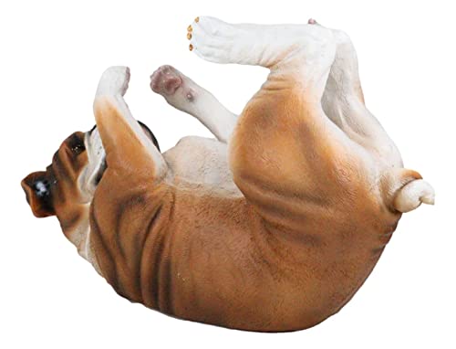 Ebros Lifelike Purebreed Pedigree Canine Adorable American Bulldog Dog Wine Bottle Holder Figurine Statue As Kitchen Wine Cellar Centerpiece Decor Storage Organizer (American Bulldog)