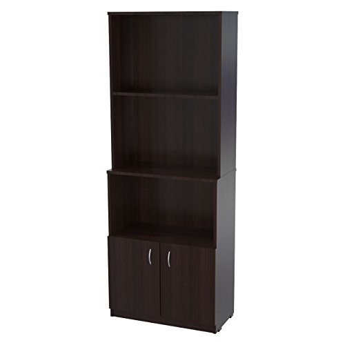 Inval Cabinet Bookcase, Espresso-Wengue