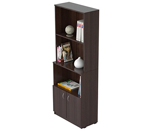 Inval Cabinet Bookcase, Espresso-Wengue