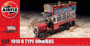 airfix 1910 b type omnibus fr.5 1:32 car plastic model kit a06443