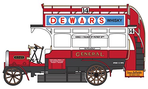 Airfix 1910 B Type Omnibus FR.5 1:32 Car Plastic Model Kit A06443