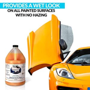 All American Car Care Products Diamond Quick Shine - Premium Detailing Finishing Spray-On Polymer Wax For Deep Glossy Finish and UV Protectant (1 Gallon)