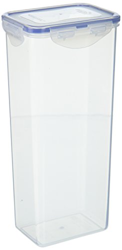 LOCK & LOCK Airtight Rectangular Tall Food Storage Container, Pasta Box 67.63-oz/ 8.45-cup,(Pack of 4)