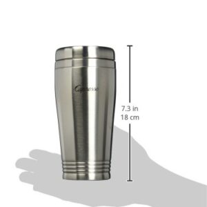 Capresso 16 Ounce Insulated Travel Mug, Stainless Steel (4425.05)