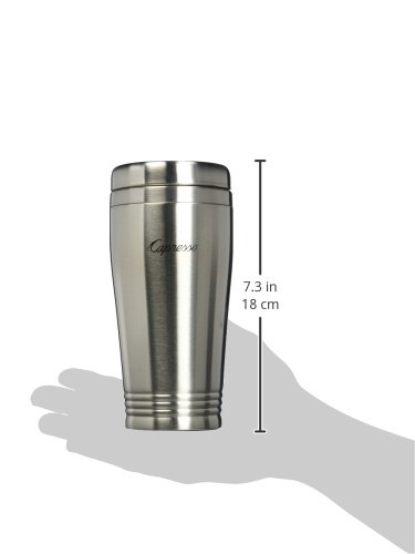 Capresso 16 Ounce Insulated Travel Mug, Stainless Steel (4425.05)