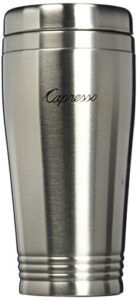 capresso 16 ounce insulated travel mug, stainless steel (4425.05)