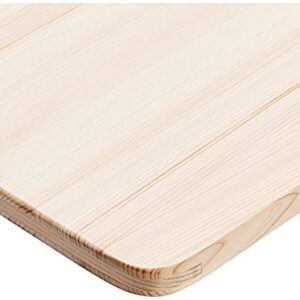 Shun Cutlery Medium Hinoki Cutting Board, 15.75" x 10.75" Medium Wood Cutting Board, Medium-Soft Wood Preserves Knife Edges, Authentic, Japanese Kitchen Cutting Board