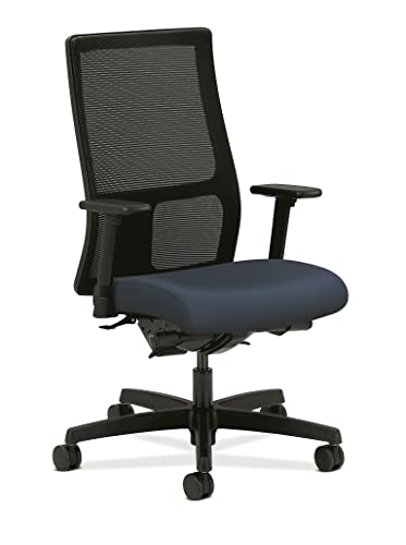 HON Ignition Series Mid-Back Work Chair - Mesh Computer Chair for Office Desk, Ocean (HIWM3)