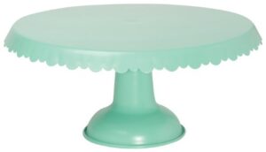 now designs tin cake stand, aqua