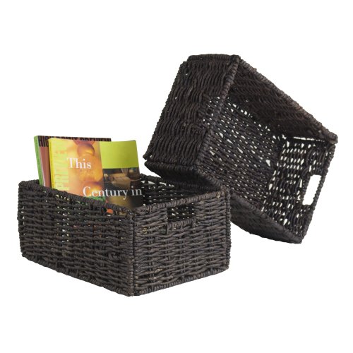 Winsome Granville, Medium Basket, Chocolate