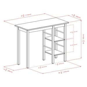 Winsome Egan Dining, Antique Walnut