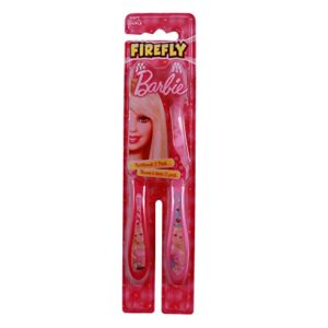 barbie toothbrush twin pack by smile guard dr. fresh