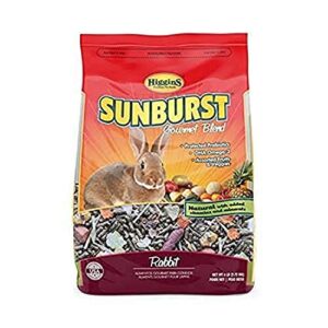 higgins sunburst gourmet rabbit food mix, 6 lbs, large, model:466046