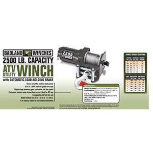 2500 lb. Electric ATV/Utility Winch with Wireless Remote Control