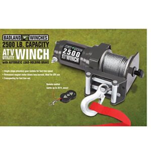 2500 lb. Electric ATV/Utility Winch with Wireless Remote Control