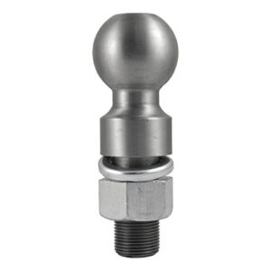 CURT 40086 Raw Steel Trailer Hitch Ball, 25,000 lbs, 2-5/16-Inch Diameter, 1-1/4 x 2-5/8-Inch Shank