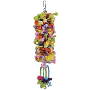 prevue pet products 62606 calypso creations club bird toy, multicolor