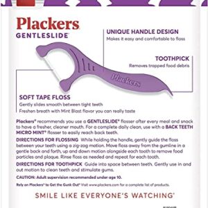 Plackers Gentleslide Flosser, 90 Count