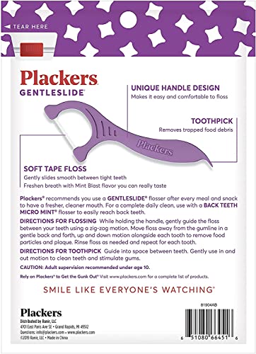 Plackers Gentleslide Flosser, 90 Count