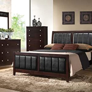 Coaster Furniture Carlton Transitional 2 Drawer Nightstand Bedroom Bedside Table Storage Drawers Cappuccino Brown 202092