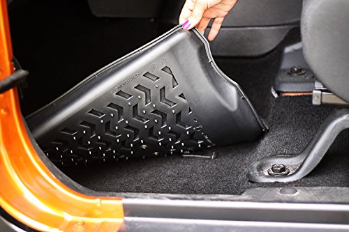 Rugged Ridge | Floor Liner, Front/Rear | 12987.03 | Fits 2007-2018 Jeep Wrangler JK 2-Door