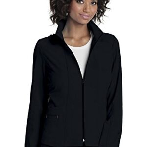 HeartSoul Women's Break On Through in Da Hood Warm-Up Jacket, Black, Medium