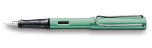 lamy al star fountain pen - blue/green fine (l32f)