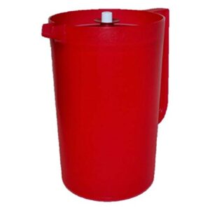 Tupperware Pitcher Classic Push-Button Style 1 Gallon Red