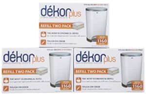 diaper dekor plus refill - 2 ct - 3 pk