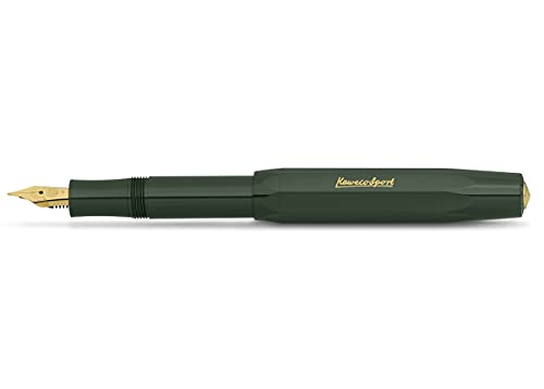 Kaweco 10000488 Fountain Pen, F, Fine Point, Classic, Sports, Green