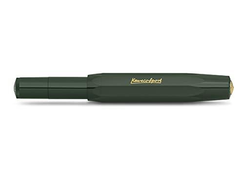 Kaweco 10000488 Fountain Pen, F, Fine Point, Classic, Sports, Green