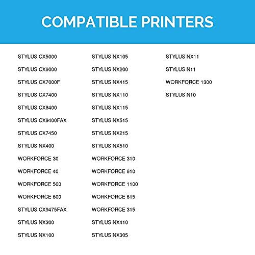 LD Remanufactured Ink Cartridge Replacements for Epson 69 T069120 (Black, 4-Pack)