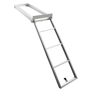 extreme max 3005.3434 undermount pontoon ladder - 4-step