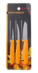 penguin carving knives, set 3