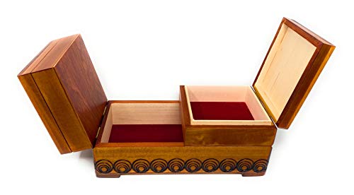 Traditional Handmade Polish Wooden Sewing Keepsake Box