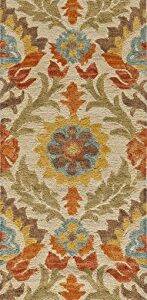 Momeni Rugs Tangier Collection Area Rug, 2'3" x 8' Runner, GOLD