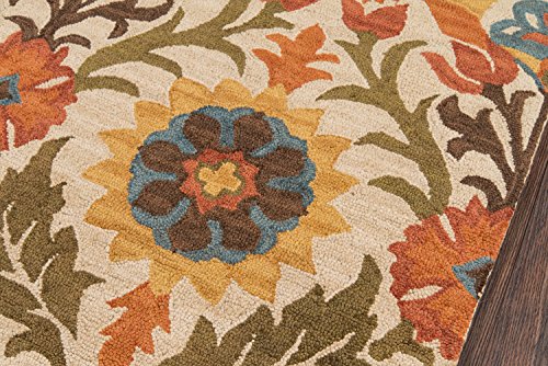 Momeni Rugs Tangier Collection Area Rug, 2'3" x 8' Runner, GOLD