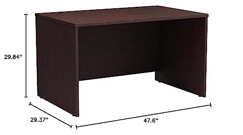 Bush Business Furniture Series C 48W x 30D Shell Desk in Mocha Cherry