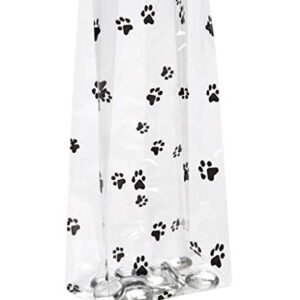 Paw Print Gusset Cello Bag - All-occasion Favor 3.5 Inch X 2 Inch X 7.5 Inch Set of 20