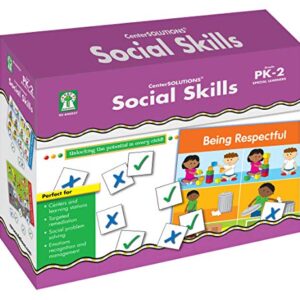 Key Education Social Skills Boxed Game Set, 15 Board Games With Social Emotional Learning Activities, File Folder Social Skills Learning Games for Autism, Preschool, Kindergarten, 1st and 2nd Grade