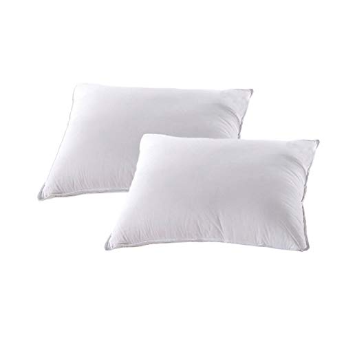 Royal Hotel Bedding- Firm Standard Size Down Alternative Pillows [Set of 2] 300 TC, Support for Back and Side Sleepers 20”x 28”