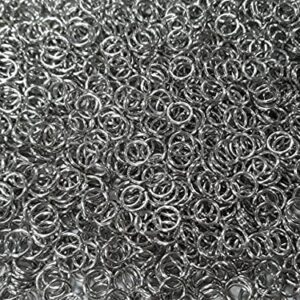 1 Pound Bright Aluminum Chainmail Jump Rings 16G 5/16" ID (3000+ Rings)