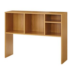 dormco the college cube - desk bookshelf - beech color