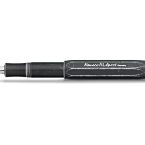 Kaweco AL SPORT Fountain Pen Stonewashed Black F