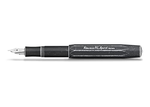 Kaweco AL SPORT Fountain Pen Stonewashed Black F