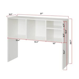 DormCo The College Cube - Desk Bookshelf - White Color